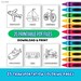 Pre-school Transportation Coloring Sheets, Printable Activity ...
