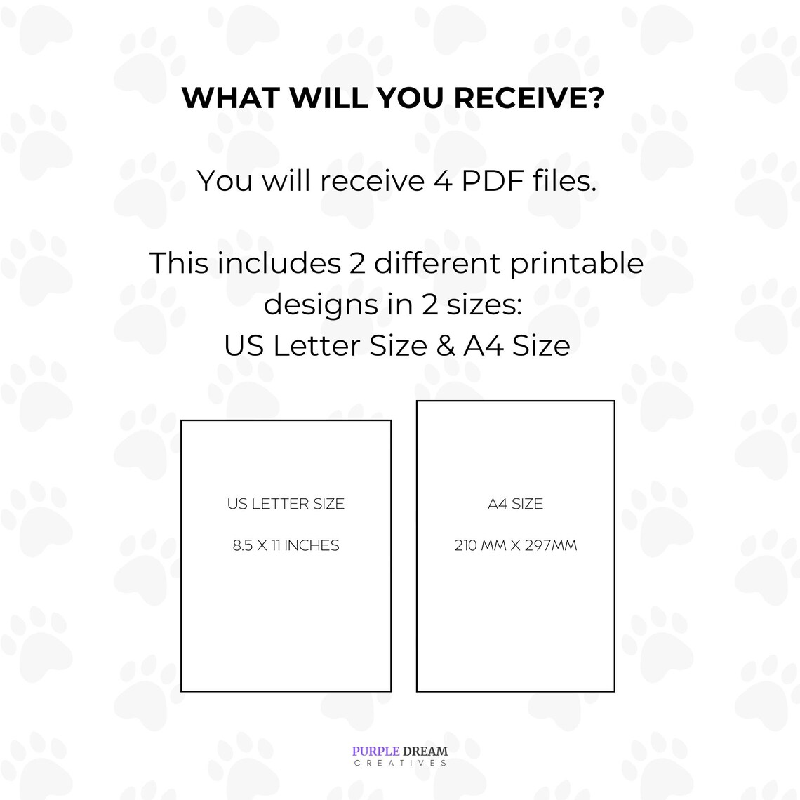 Pet Profile, Pet Profile Printable PDF, Pet Profile Log, Pet Planner ...