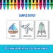 Pre-school Transportation Coloring Sheets, Printable Activity ...