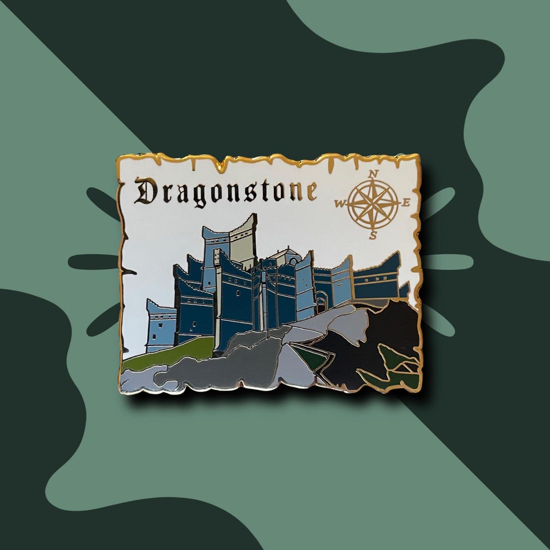 Dragonstone Hard Enamel Pin / Game of Thrones / House of the Dragon ...