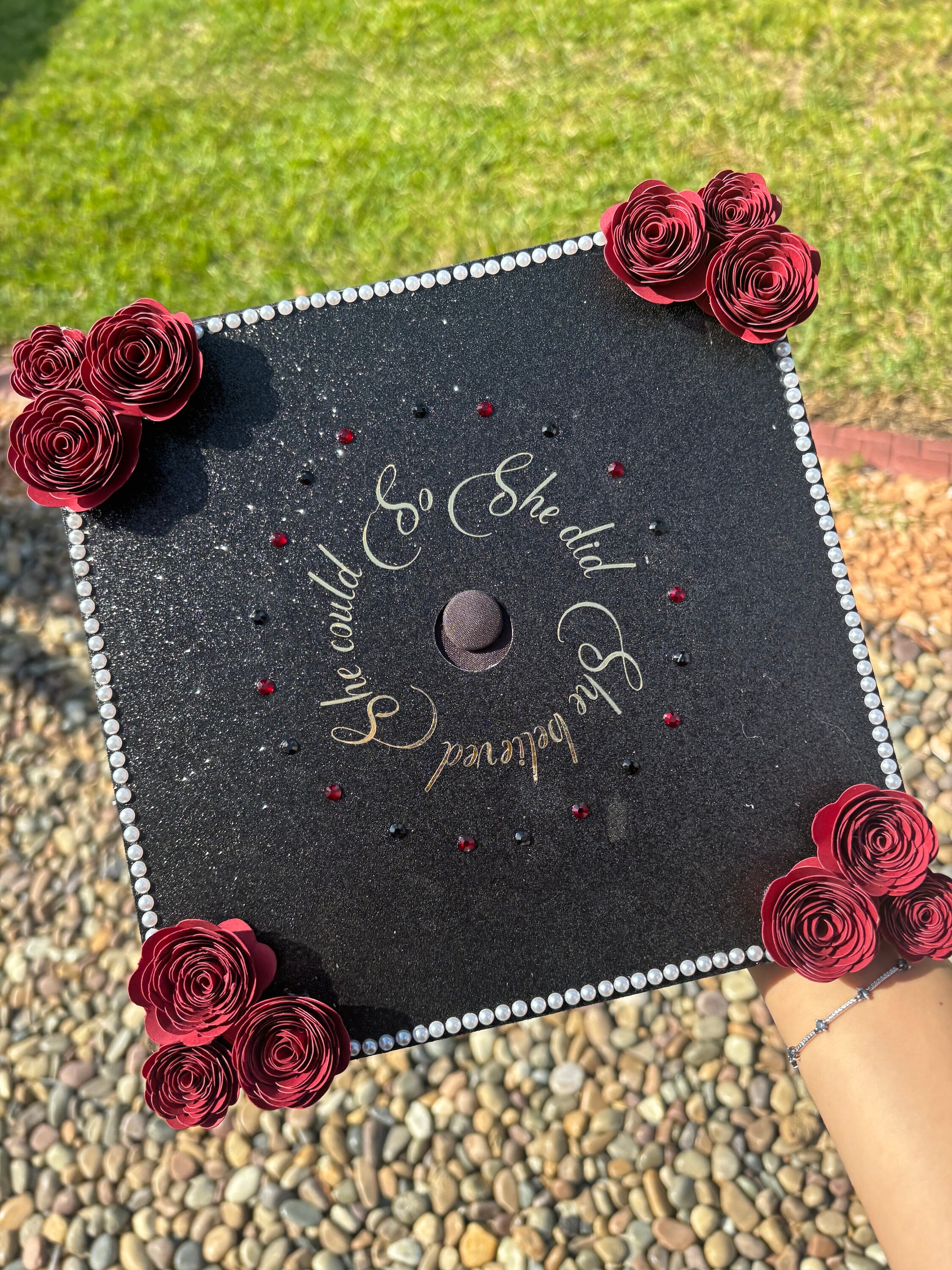 Graduation Cap Topper Graduation Cap Custom Handmade Graduation Cap ...