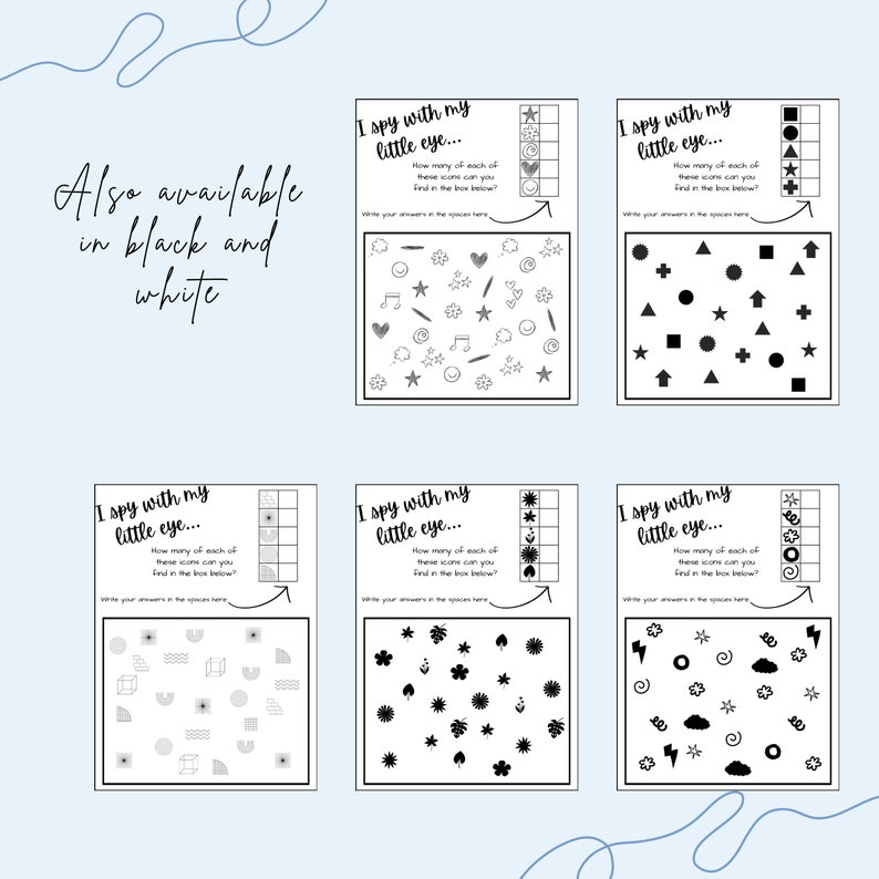 I Spy With My Little Eye, Preschool Worksheets, Preschool Printables ...