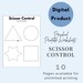 Scissor Control Printables, Printable Activity Sheet, Fine Motor ...