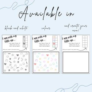 I Spy With My Little Eye, Preschool Worksheets, Preschool Printables ...