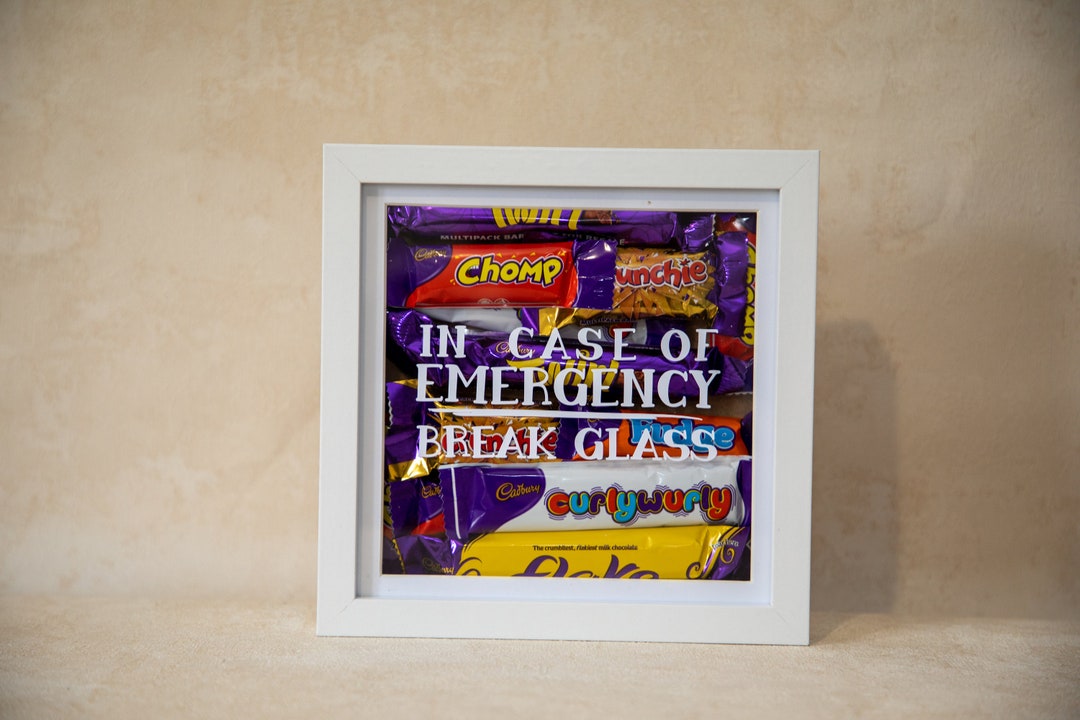 Emergency Chocolate Gift Frame: Funny Novelty Gift - Etsy