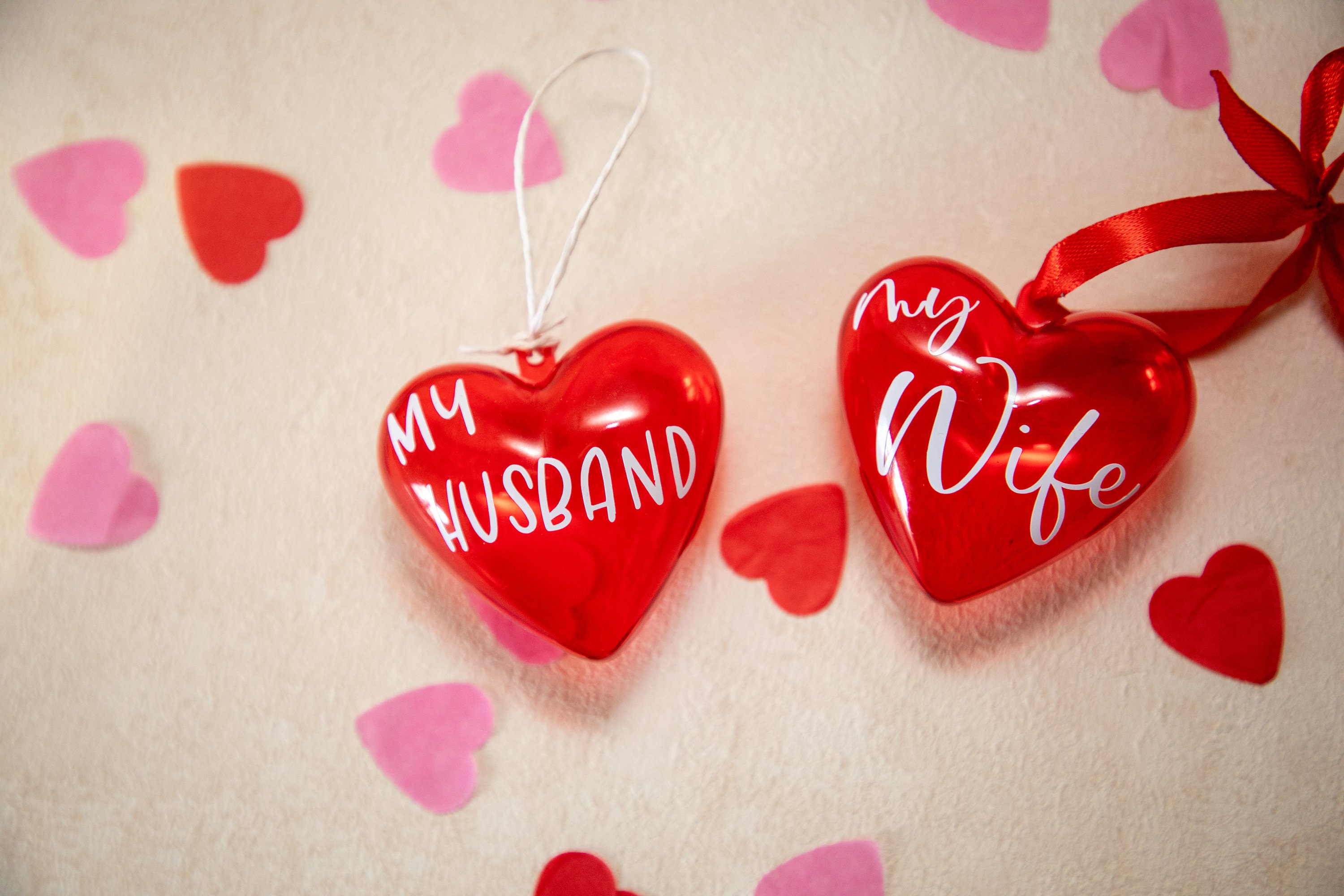 Custom Fillable Plastic Hearts: Personalised Party Favours - Etsy