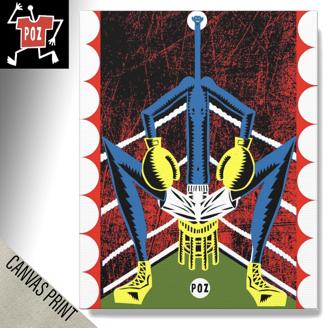 Boxing Saint, Canvas, Boxing Fan, Boxing Fan Gift, Boxer Gift, Boxing ...