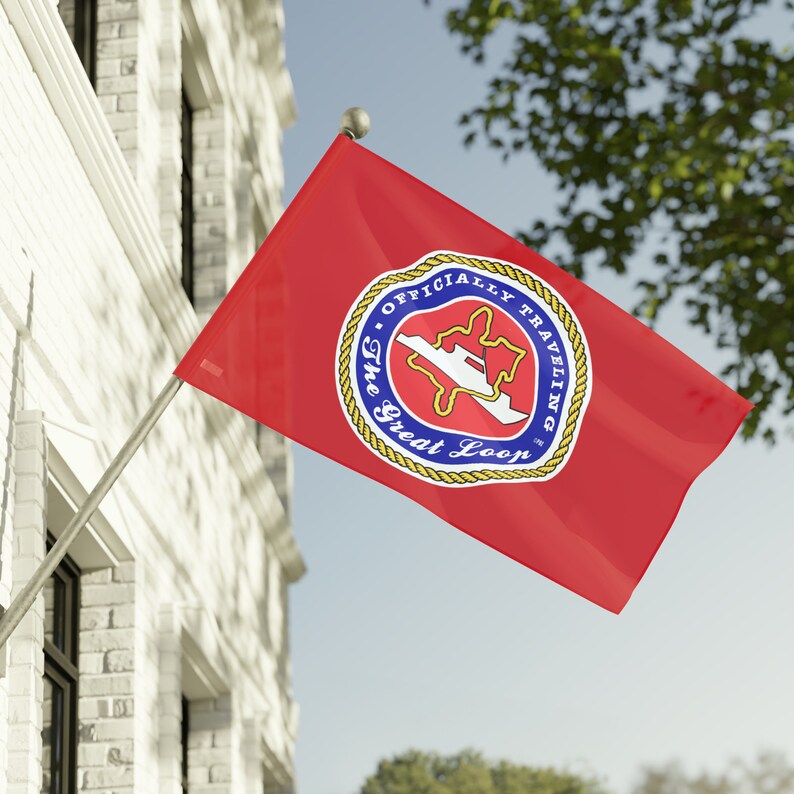 Officially Traveling the Great Loop Flag, Great Loop Flag, Looper Boat ...