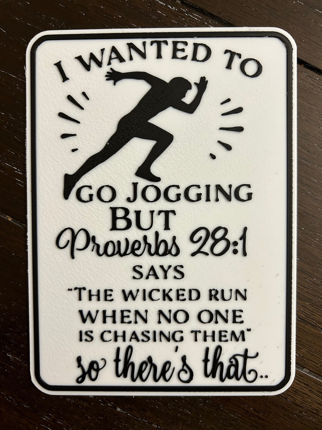 Divine Chuckles: Hilarious 3D Printed Religious Wall Sign - Etsy Australia