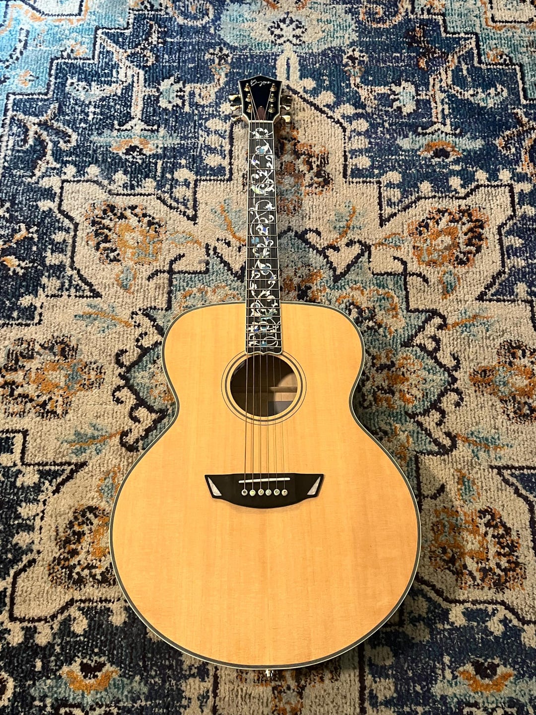 Byron ALL Solid Spruce/quilted Maples Jumbo A/e Guitar - Etsy