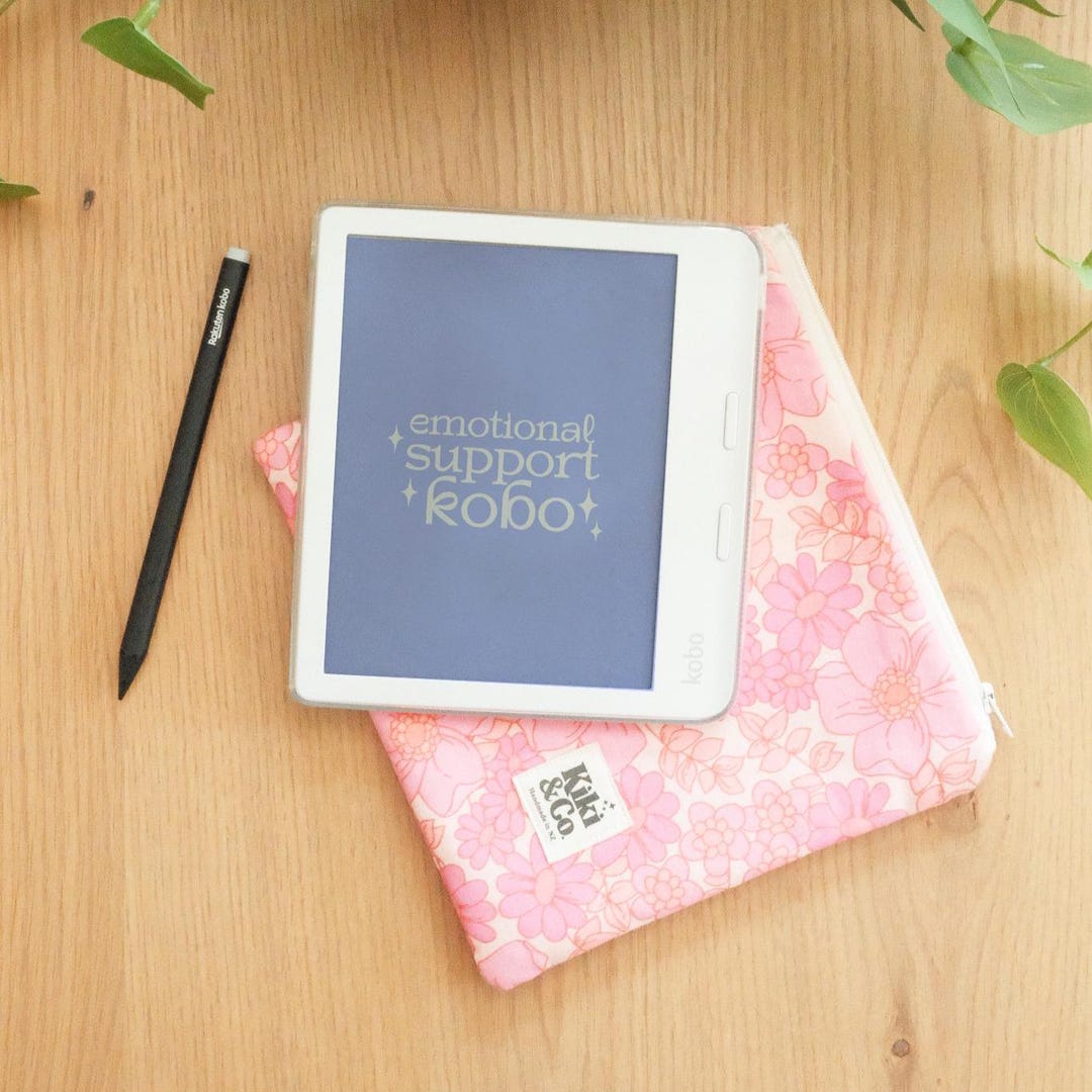 Emotional Support Kobo Lock Screen | Bookish Wallpaper | Ready to Use ...