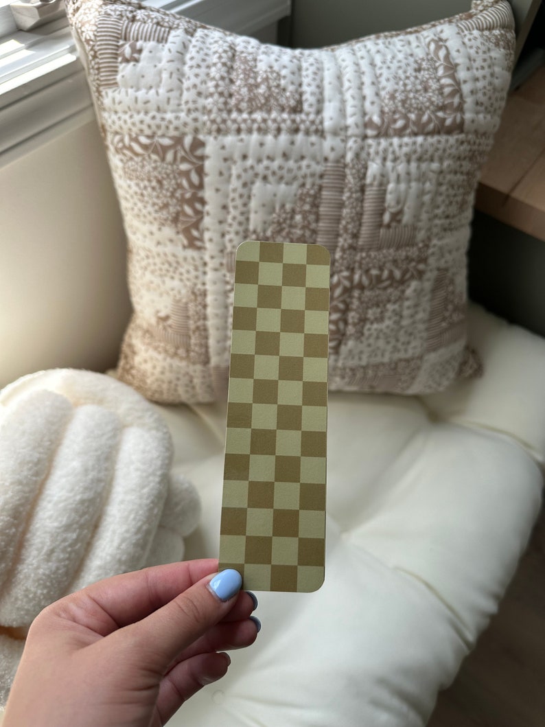 Checkered Bookmarks - Large - Etsy