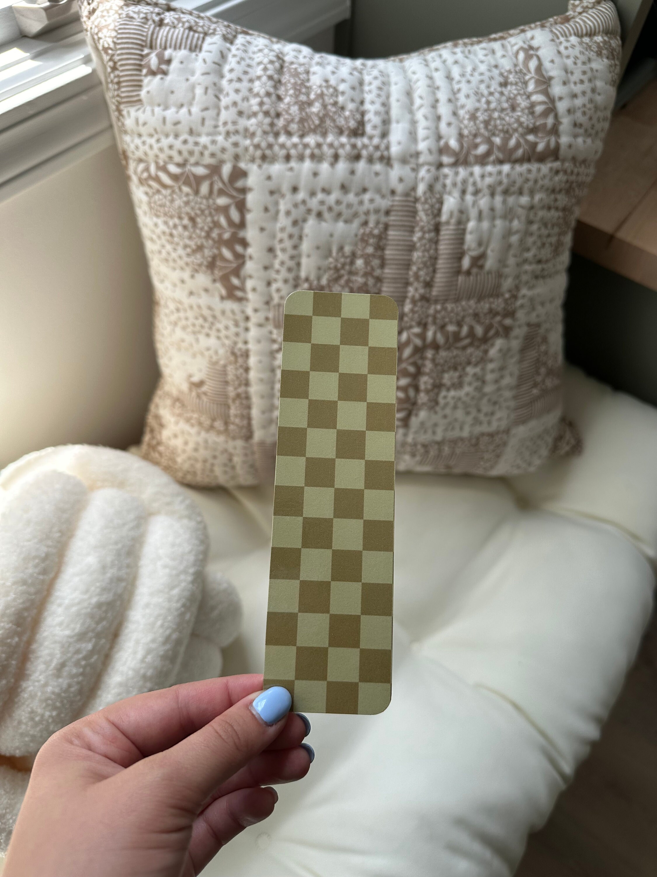 Checkered Bookmarks Large - Etsy