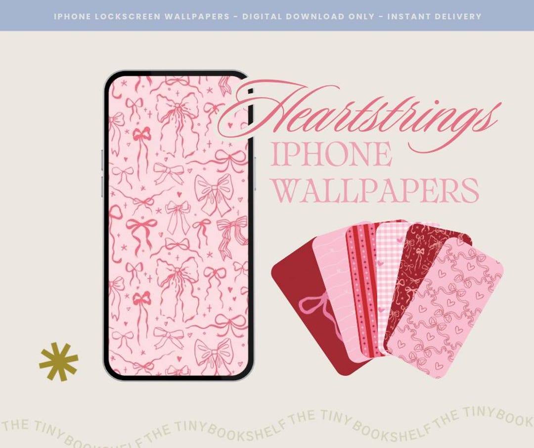 Heartstrings Wallpapers | iPhone Wallpapers | Pink and Red | Valentines Wallpapers | Ready to ...