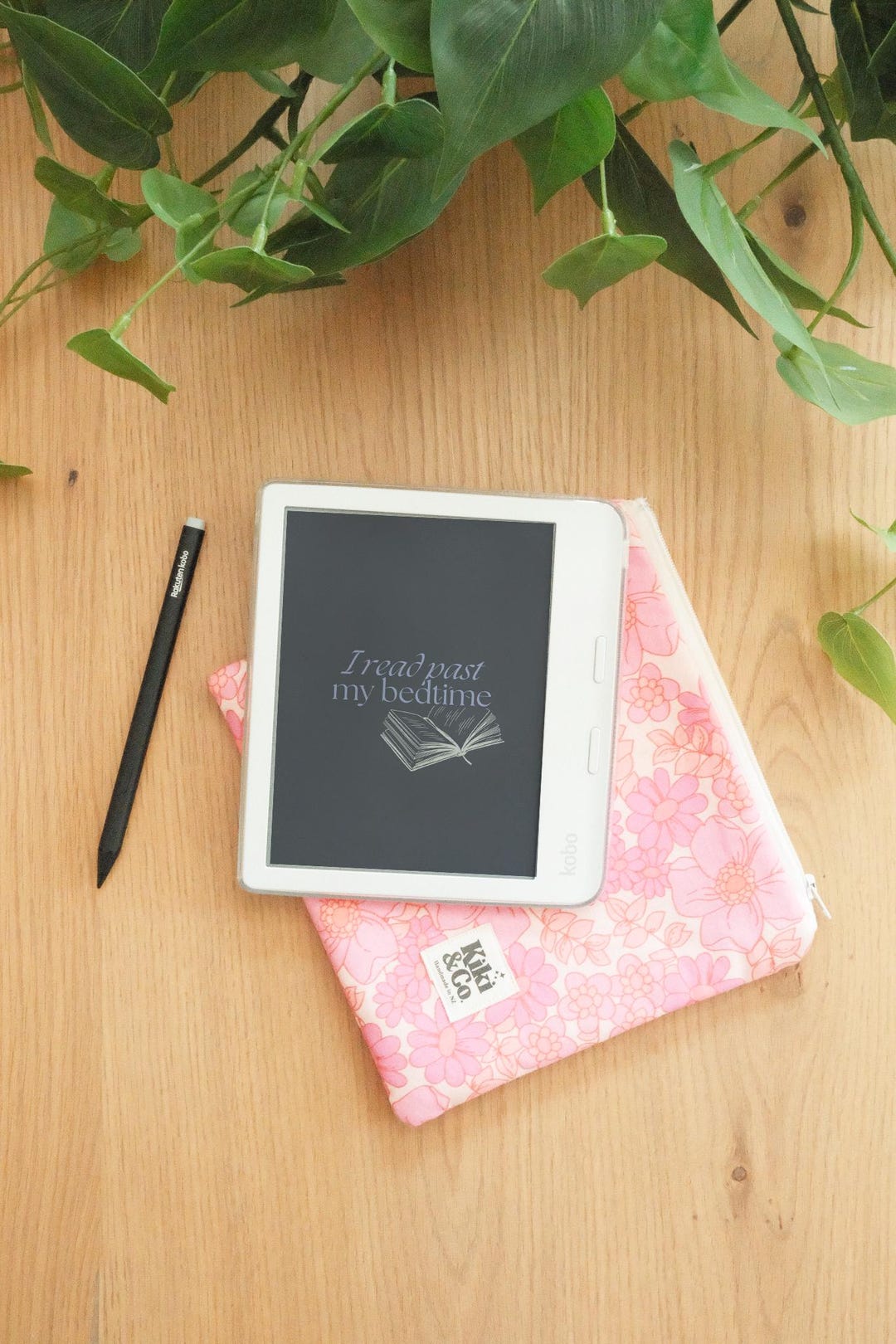 Reading Past Bedtime Kobo Lock Screen | Bookish Wallpaper | Ready to ...