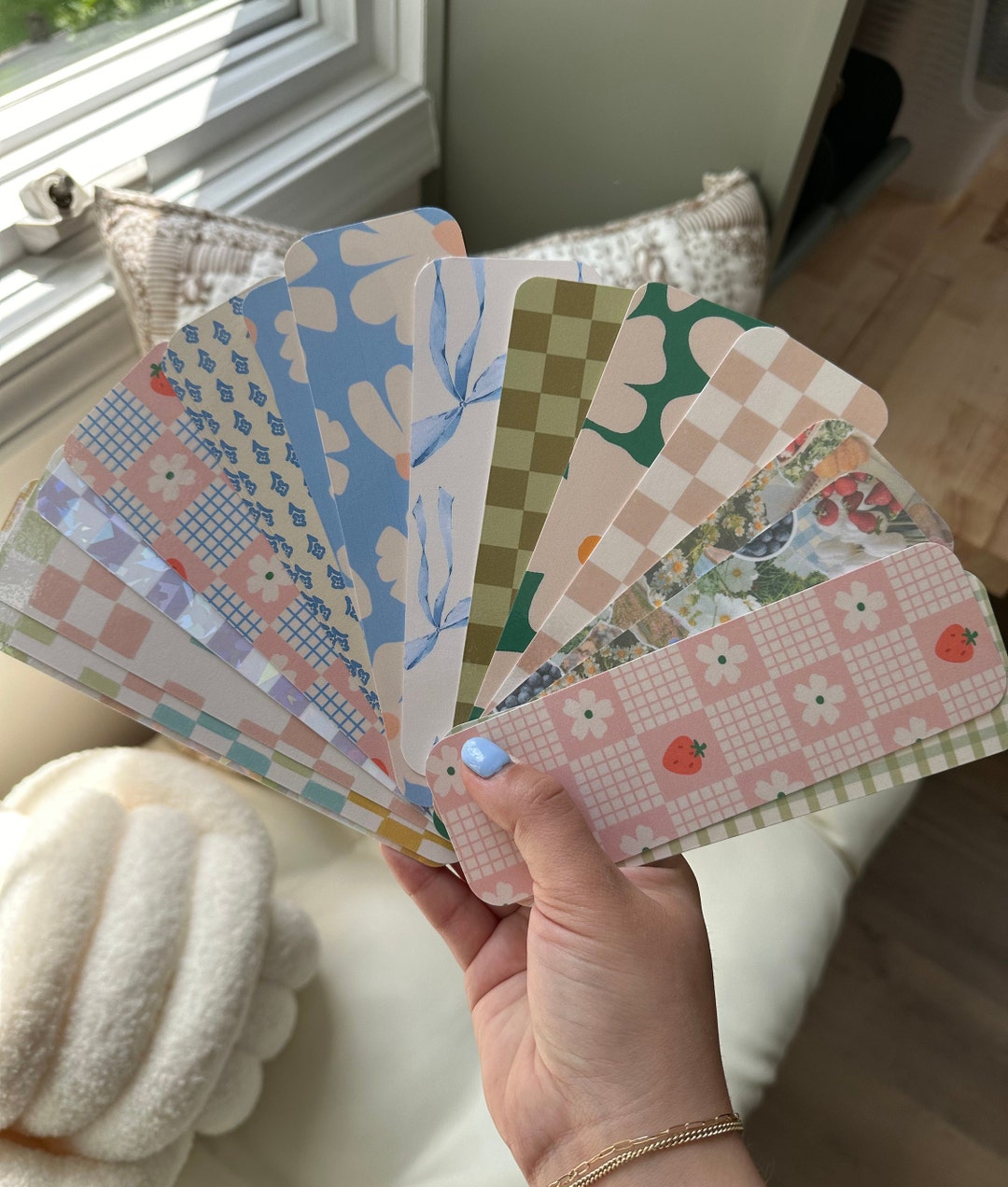 Checkered Bookmarks - Large - Etsy