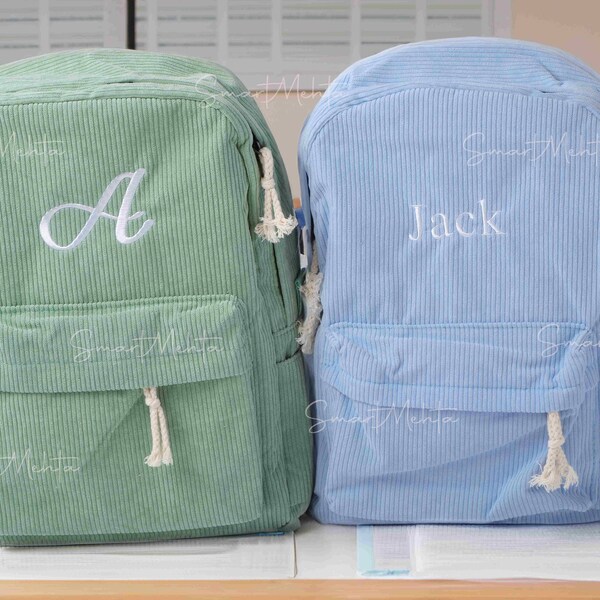 Embroidered Backpack - Etsy