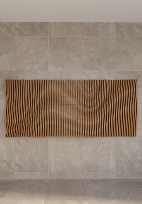 Wavy Wooden Wall Decor,wooden Wall Wooden Decor Art,modern Wall ...