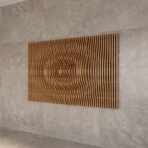 Parametric Wall Panel,wooden Wall Decor,parametric Wall Art Decor ...