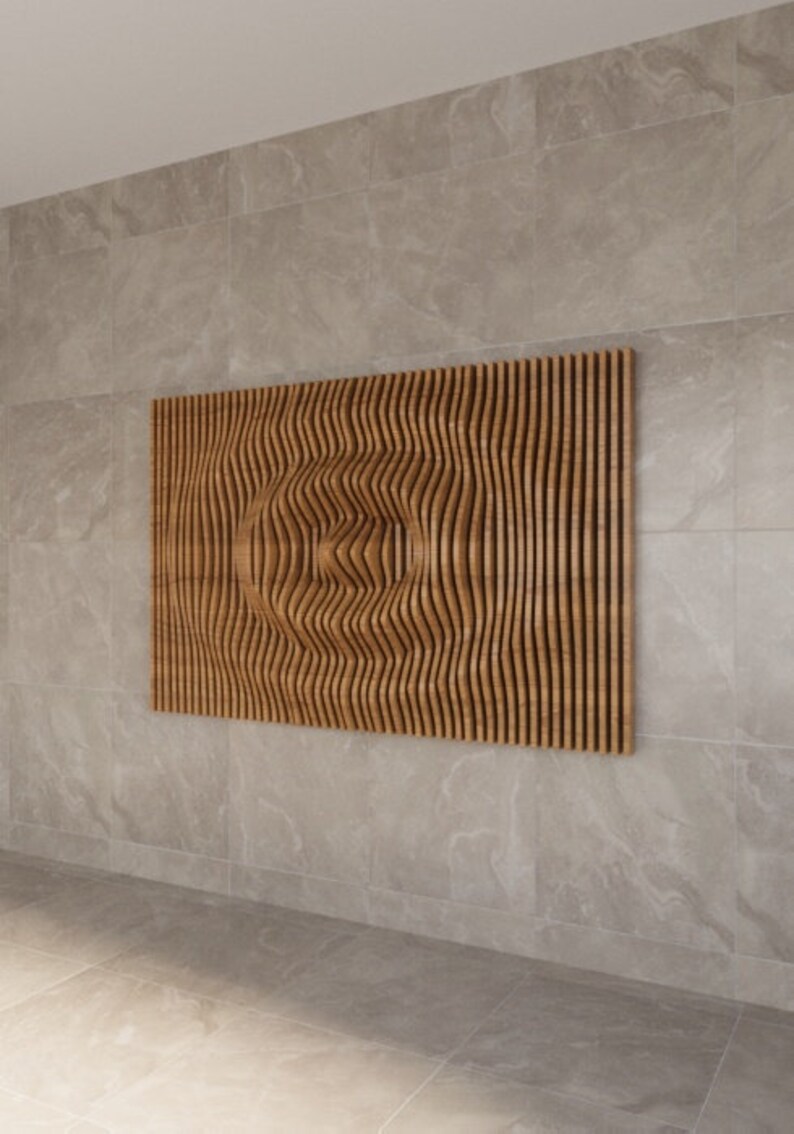 Parametric Wall Panel,wooden Wall Decor,parametric Wall Art Decor ...