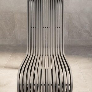 Parametric Design Wavy Wooden Art Chair Model,parametric Chair Model ...