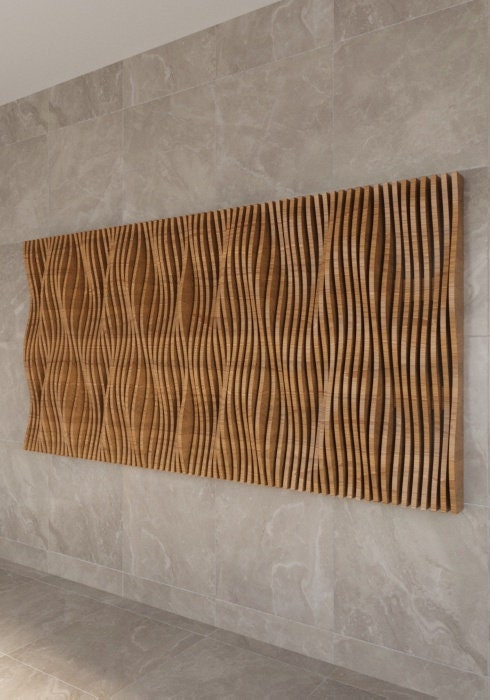 Parametric Wavy Wooden Wall Decor,wavy Pattern,parametric CNC Files ...