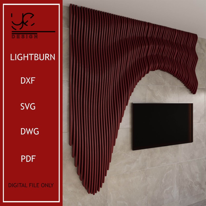 Parametric Wooden Wall Decor Tv Unit,wavy Tv Unit,modern Tv Unit Design ...