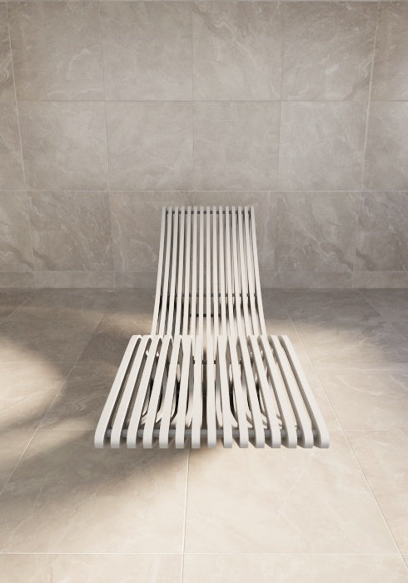 Parametric Sunbed CNC Building Plan, Wooden Lounge Chair (digital File ...