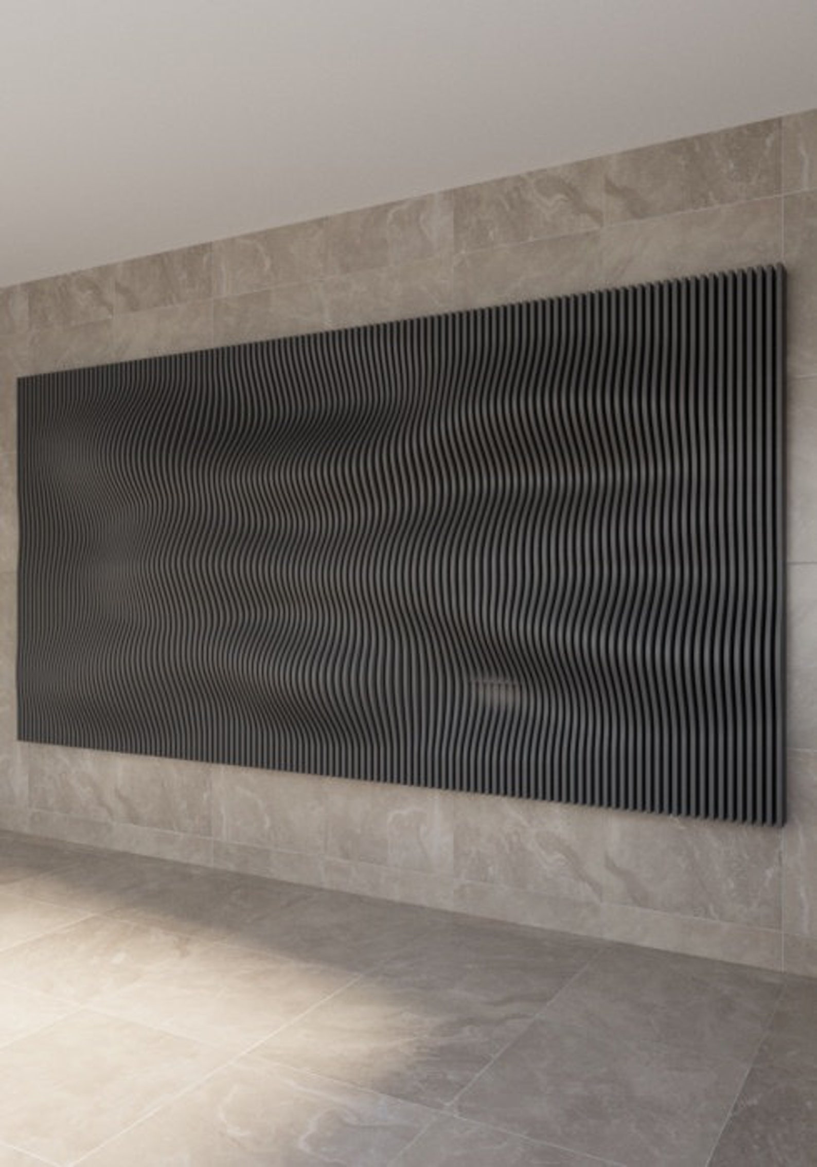 Sea Waves Wooden Decor,wood Art,parametric Wall Panel Sway,parametric ...
