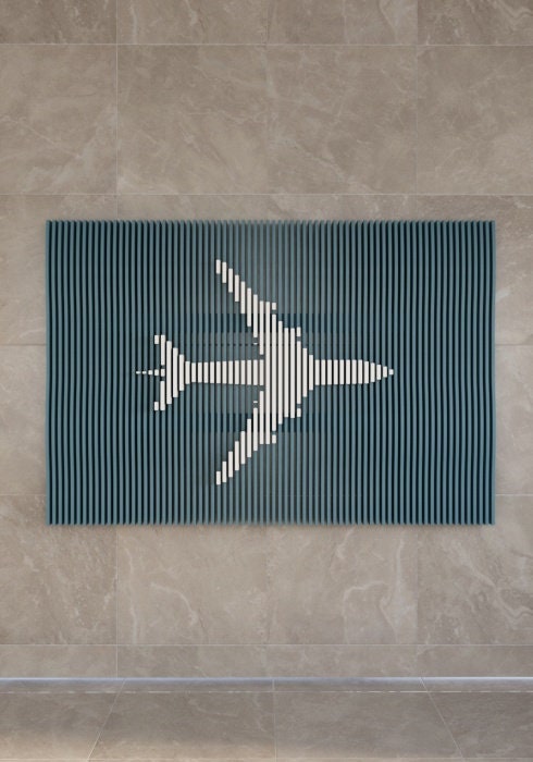 Parametric Plane Wall Decor Design,airplane Silhouette Wood Wall Art,3d ...