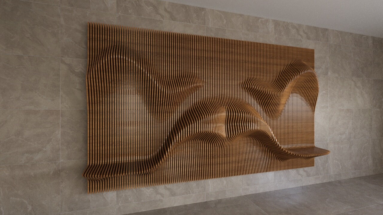Parametric Wall Panel,cnc Cutting File,parametric Wall Art Decor,dxf ...
