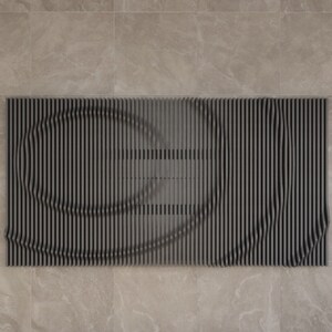Water Raindrop Ripple Pattern Wall Art,parametric Wall Sculpture Decor ...