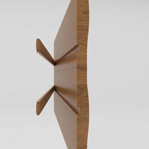 Parametric Wavy Wooden Wall Decor, Parametric Wood Wall Frame ...