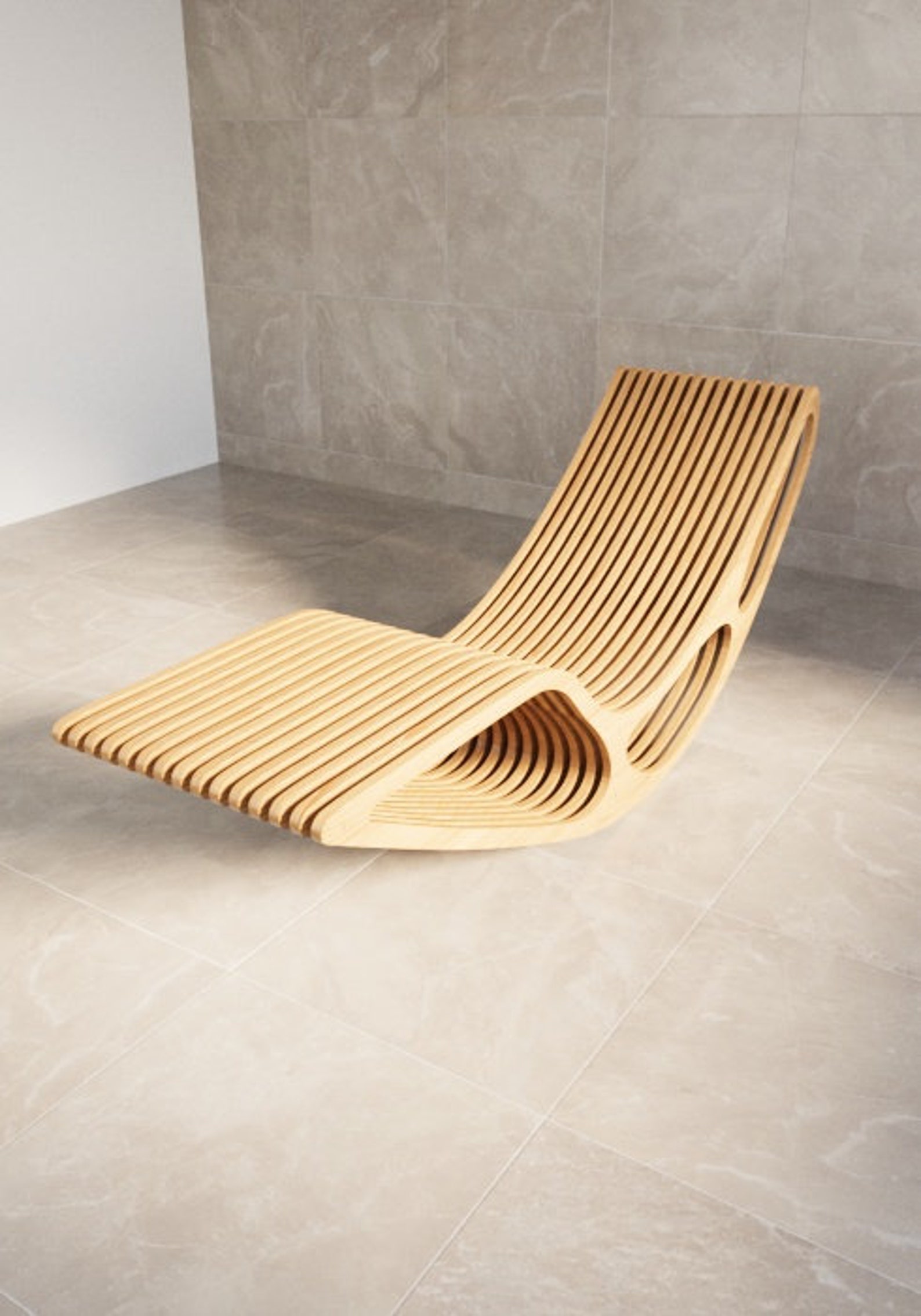Parametric Sunbed CNC Building Plan, Wooden Lounge Chair (digital File ...