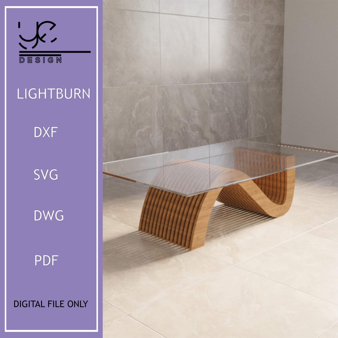 Parametric Coffee Table CNC Router File (digital Download) - Etsy
