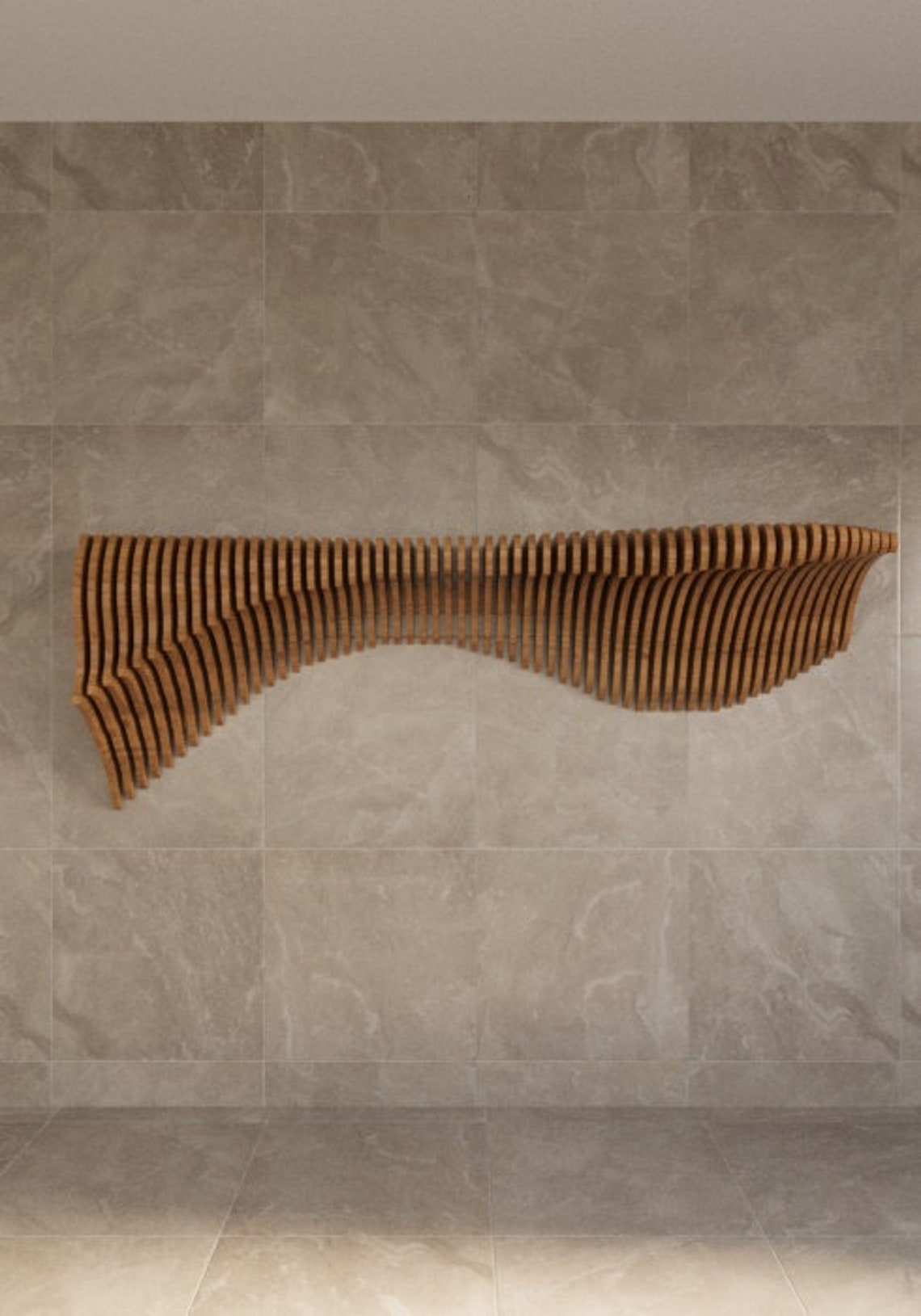 Parametric Shelf,parametric Shelf Decor,modern Wooden Shelf Decor ...
