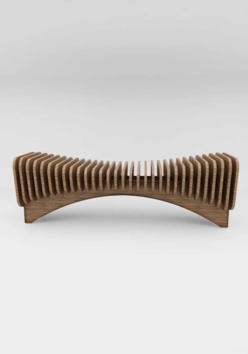 Parametric Bench DXF File for Laser or Cnc, Nice Parametric Bench ...