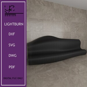 Parametric Bench DXF File for Lasernice Parametric - Etsy