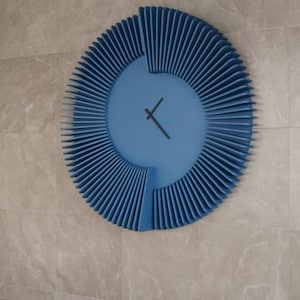 Parametric Radial Art,parametric Wavy Wooden Wall Decor,modern Clock ...