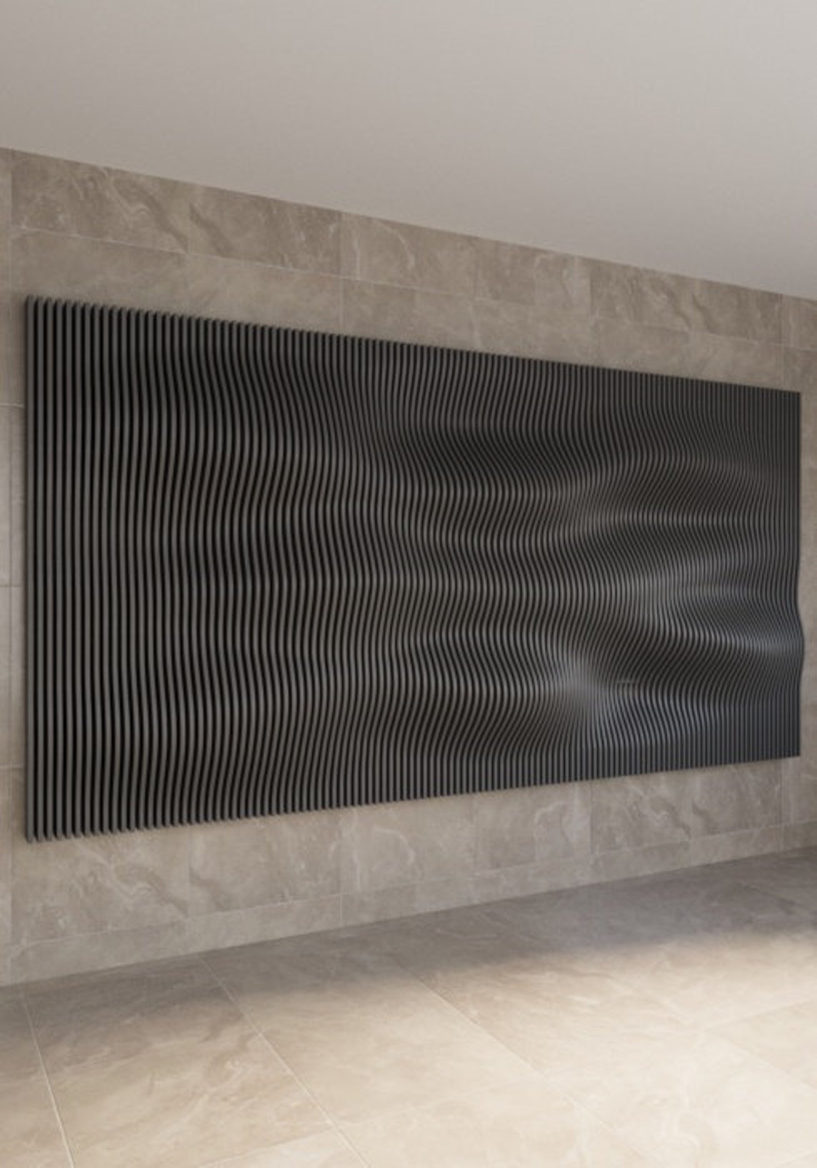 Sea Waves Wooden Decor,wood Art,parametric Wall Panel Sway,parametric ...
