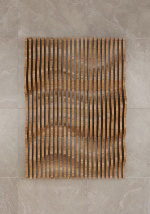 Parametric Wall File, Wavy Wooden Wall Decor, Parametric Art ...