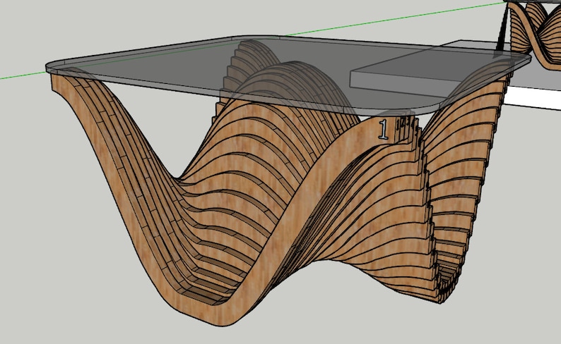 Parametric Wavy Wooden Furniture, Parametric Furniture, Parametric ...