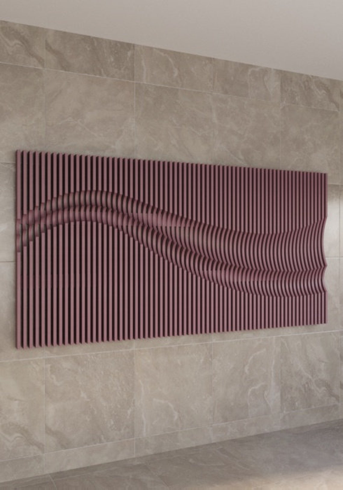 Parametric Wavy Wall Art, Parametric Wood Wall Frame,wall Art for CNC ...