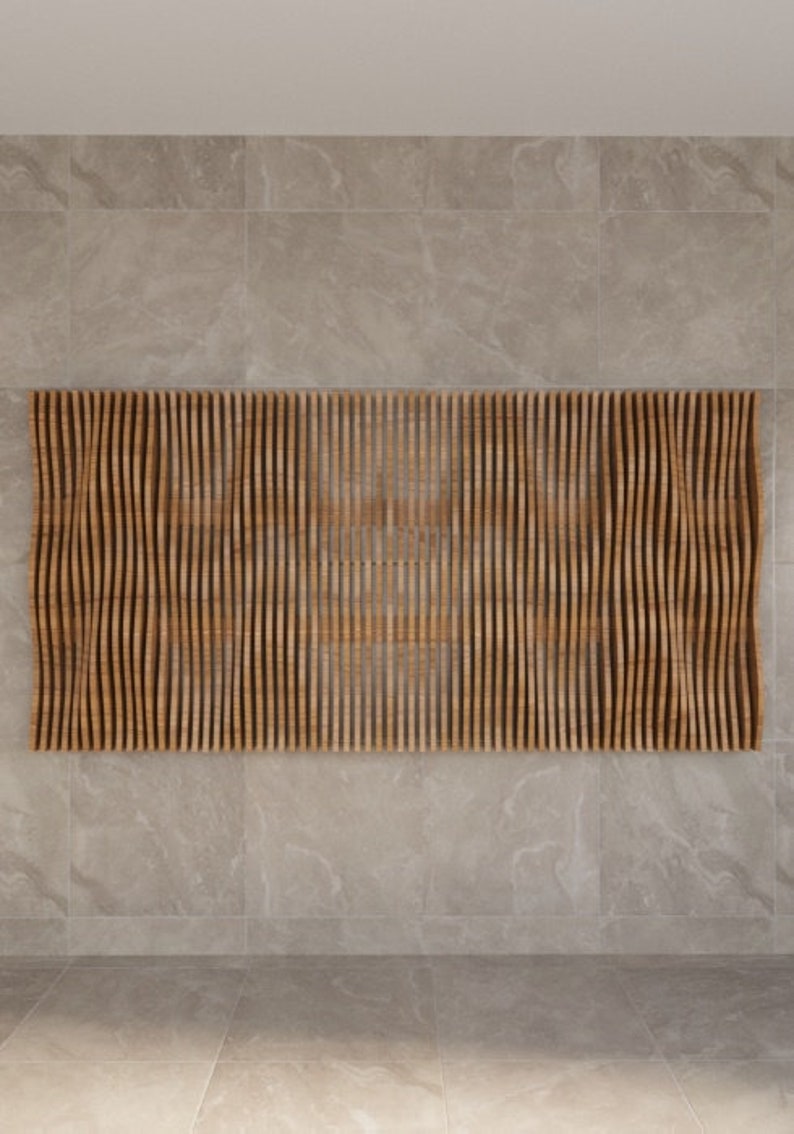 Parametric Wavy Wooden Wall Decor,wavy Pattern,parametric CNC Files ...
