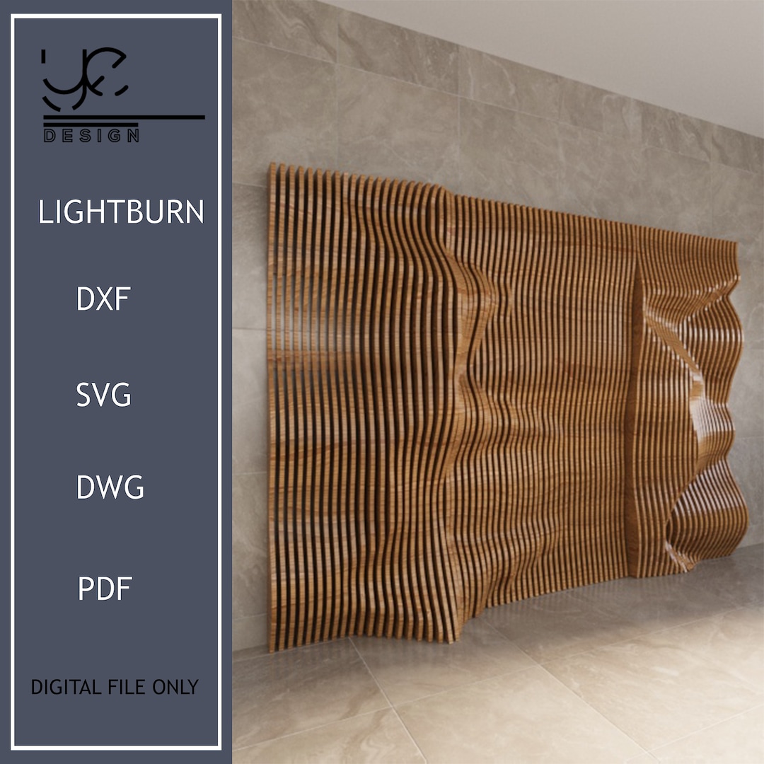 Parametric Art,parametric Wall Panel,parametric Wall Art Decor Cut ...