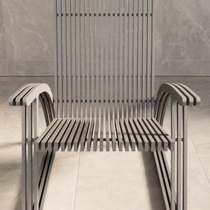 Parametric Wavy Wooden Chair,wood Chair Design,plywood Chair,custom ...
