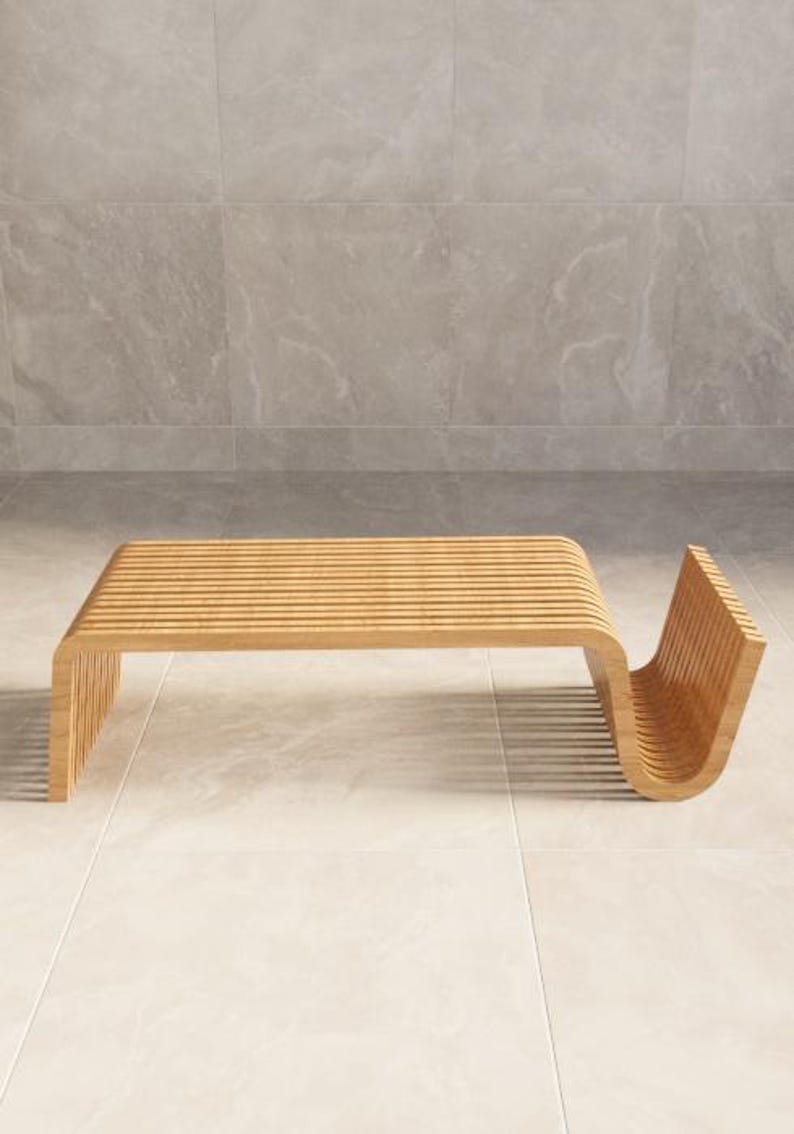Parametric Design Wavy Wooden Furniture,parametic Coffe Table for Home ...