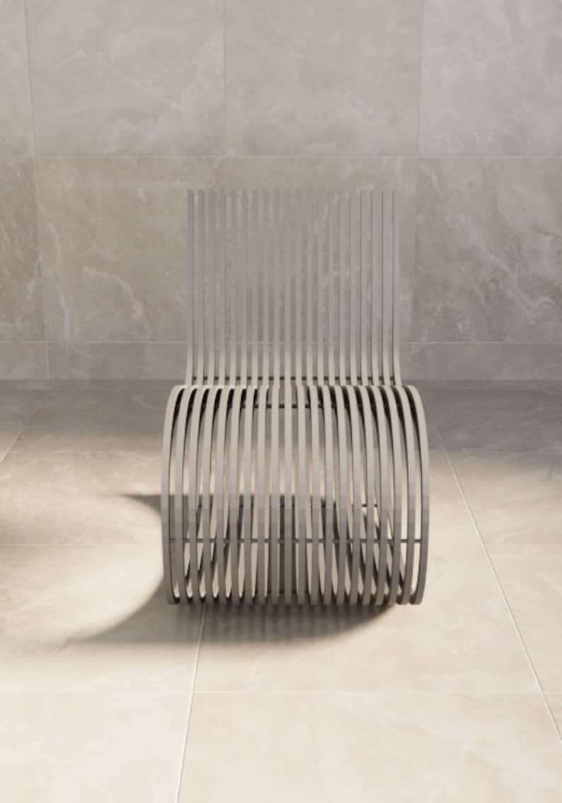 Wood Parametric Dxf Chair Model,cut,plywood Chair Cnc File,chair Design ...