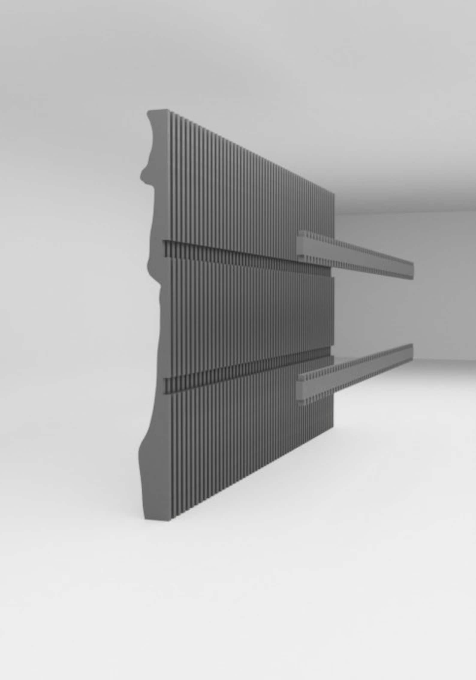 Parametric Wall Art,parametric Wall Panel Sway,ready Cut Wavy Wooden ...