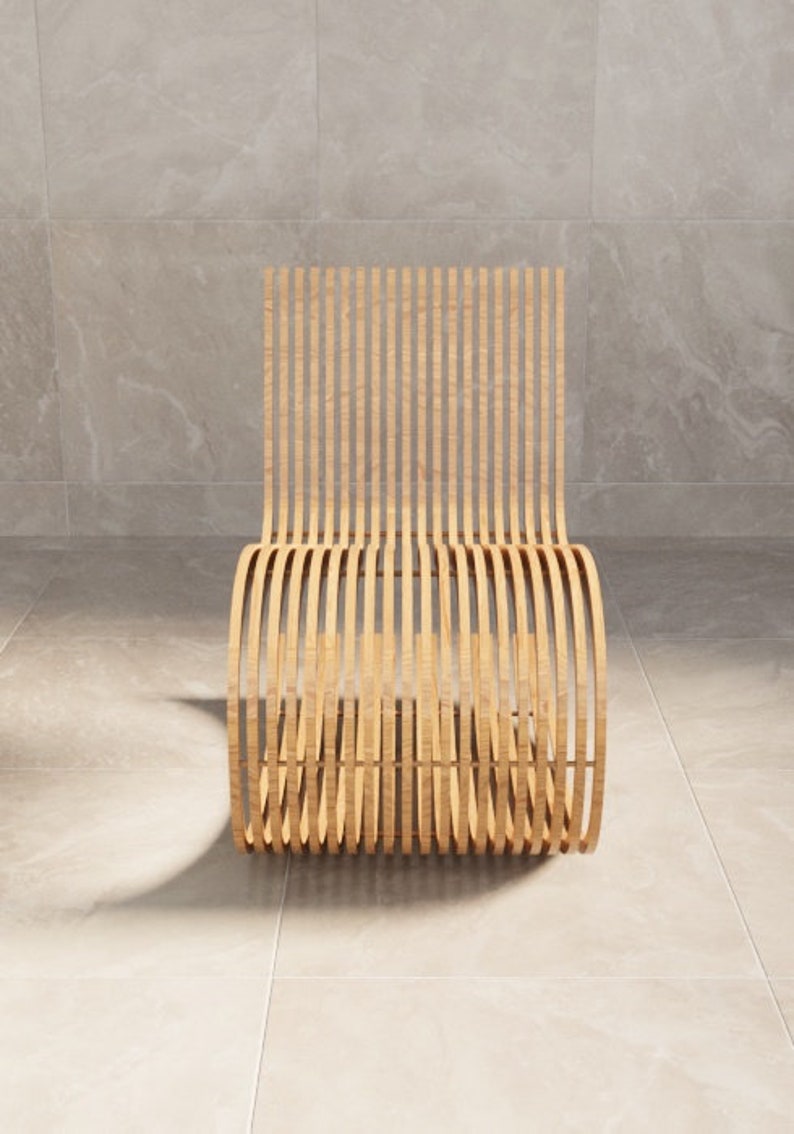 Wood Parametric Dxf Chair Model,cut,plywood Chair Cnc File,chair Design ...